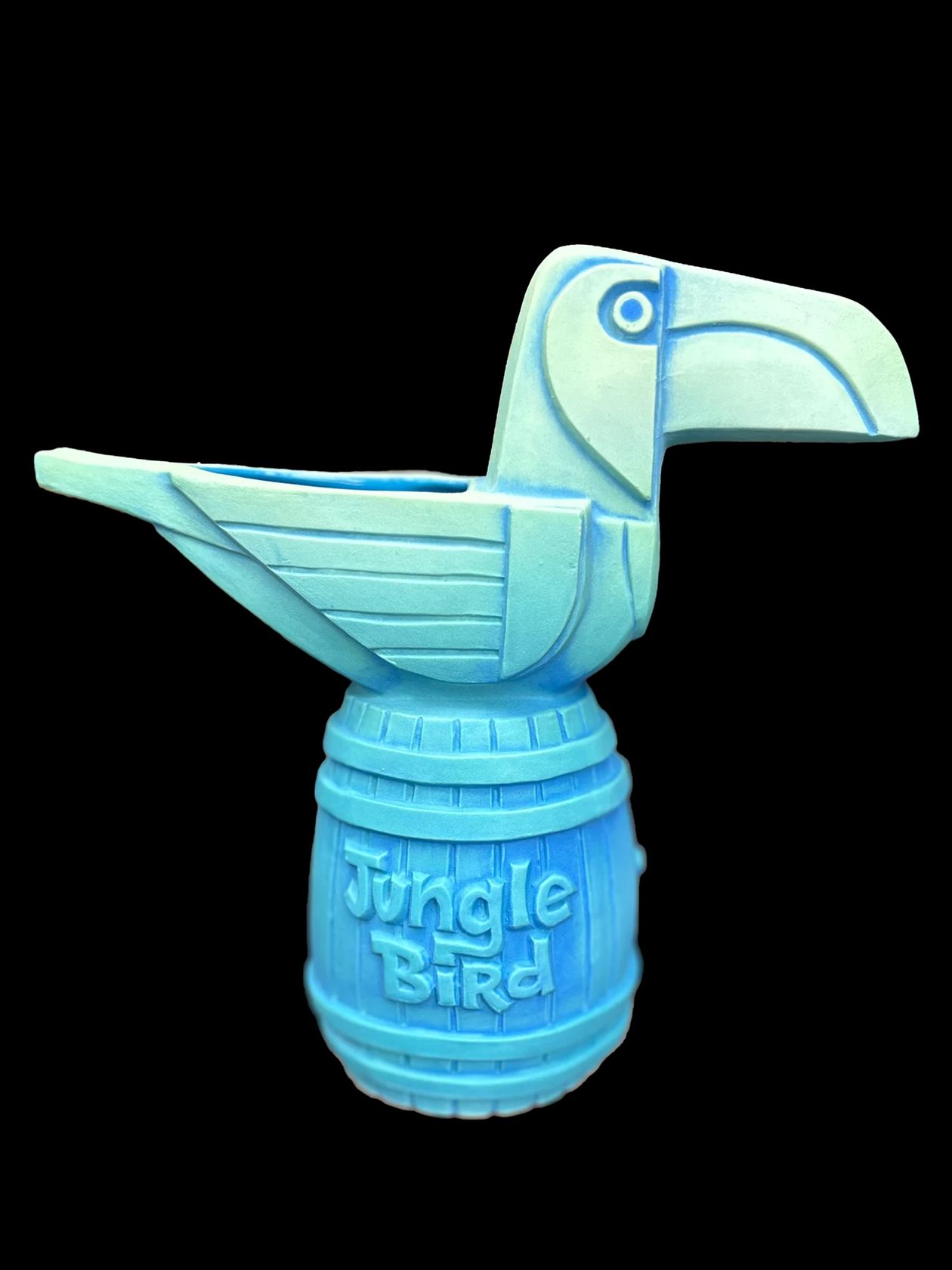 Tiki Mug: Jungle Bird - Blue Edition - by Eekum Bookum | mytiki.life